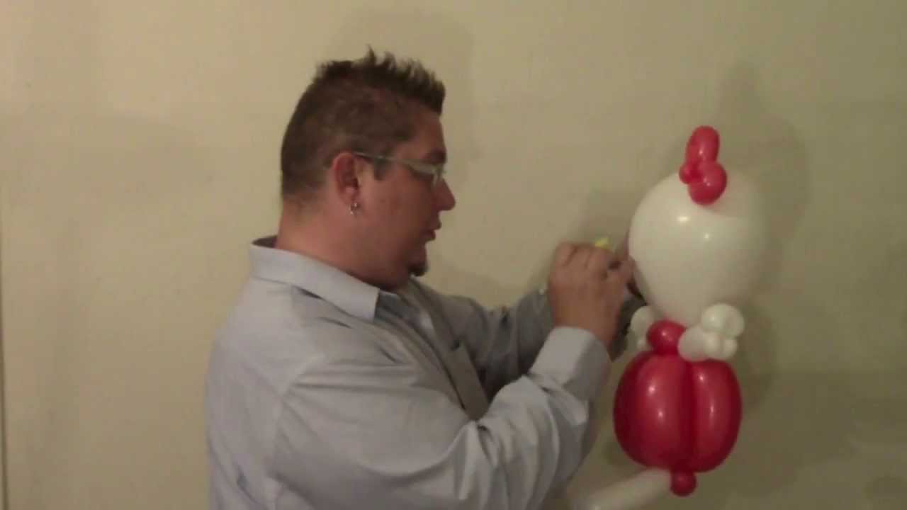 Jumbo Hello Kitty Balloon Animal | ChiTwist Chicago Balloon Twisting ...