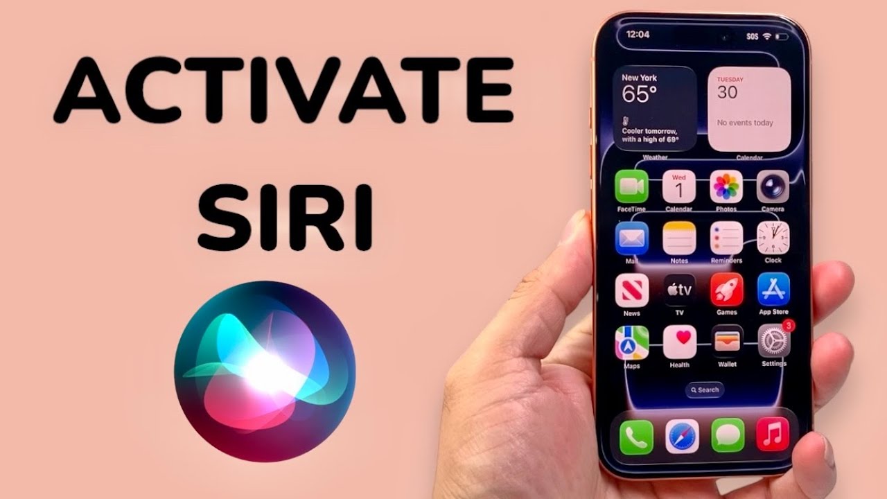 How To Activate Siri Or Hey Siri On iPhone 17 / 17 Pro / 17 Pro Max ...