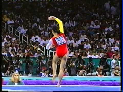 Mo Huilan (CHN) All Round Floor Olympic Gymnastics 1996