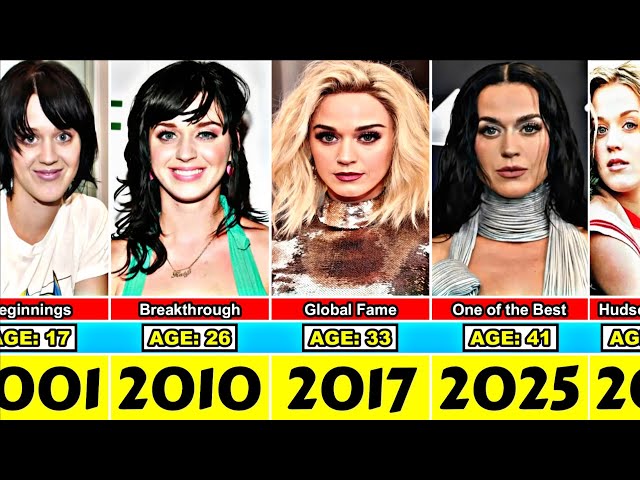 Katy Perry Then And Now