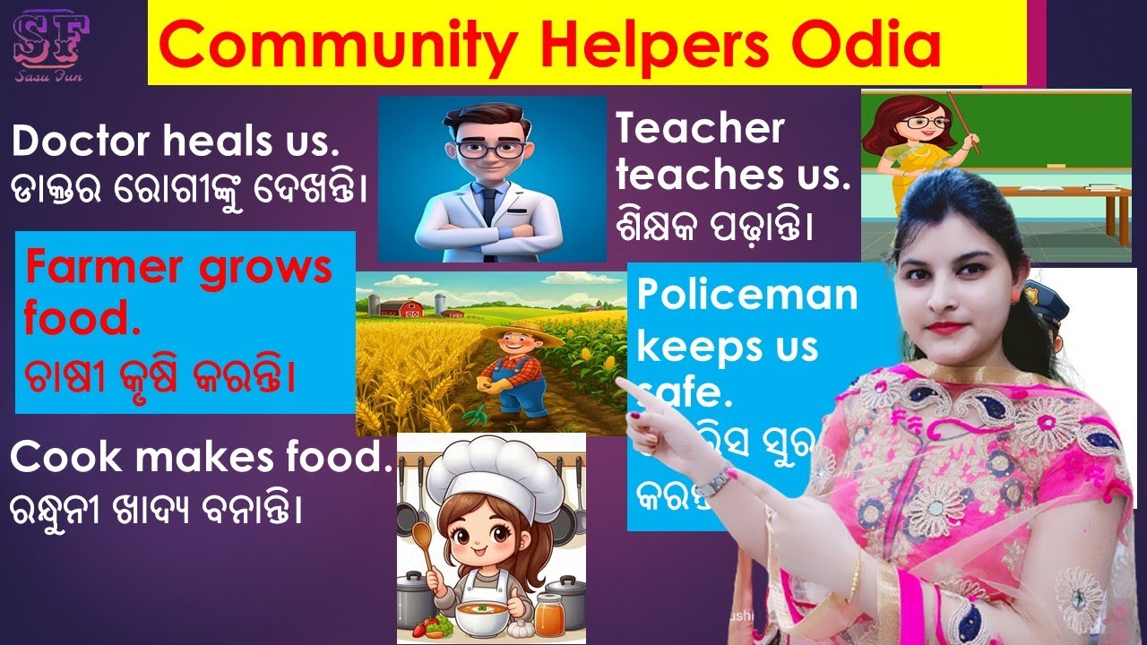 Community helpers | Community helpers for kids | Our helpers | Jobs and ...