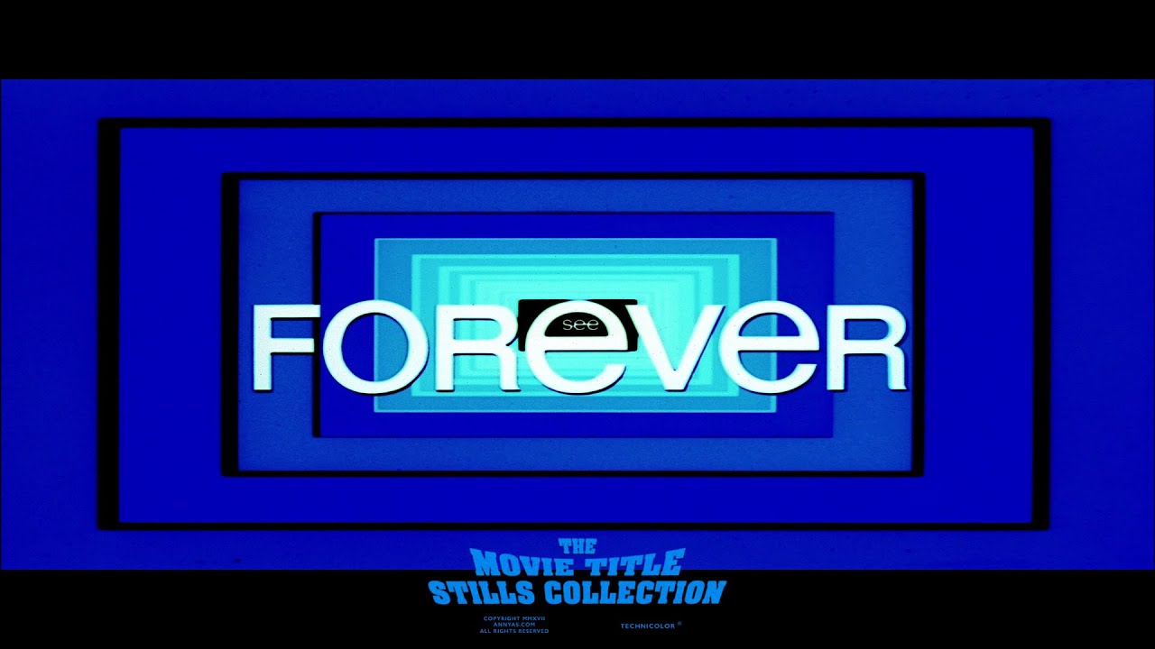 On a Clear Day You Can See Forever (1970) title sequence - YouTube