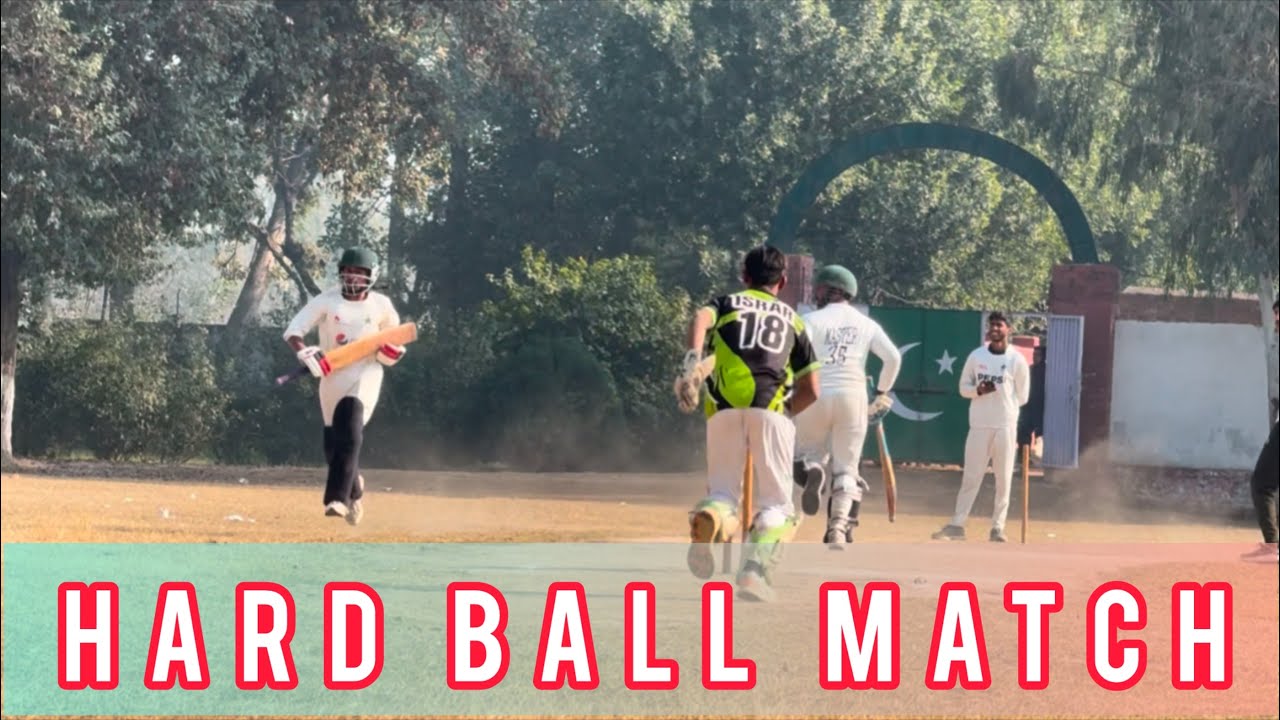 A CRICKET MATCH || Hard ball Ka Match || #hardballcricket #cricket # ...