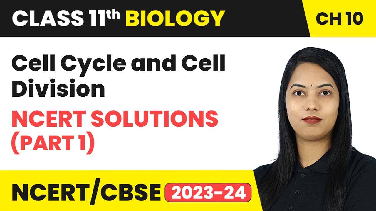Cell Cycle and Cell Division - NCERT Solutions (Part 1) | Class 11 ...
