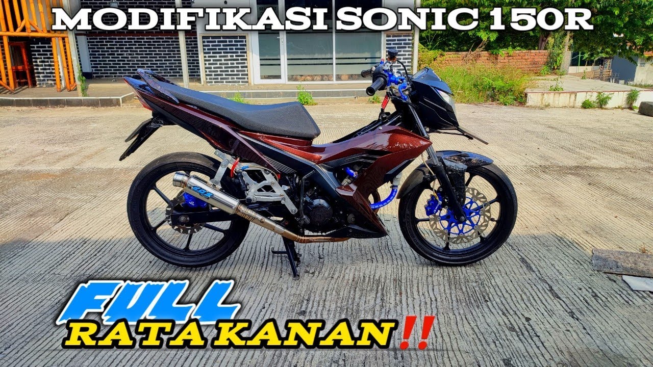 MODIFANNYA NGERI🔥FULL RIVIEW SONIC 150R FULL UPGRADE‼️ - YouTube