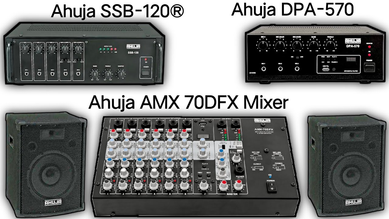 Ahuja 2 Amplifier Connection Ahuja Mixer Machine Main - YouTube