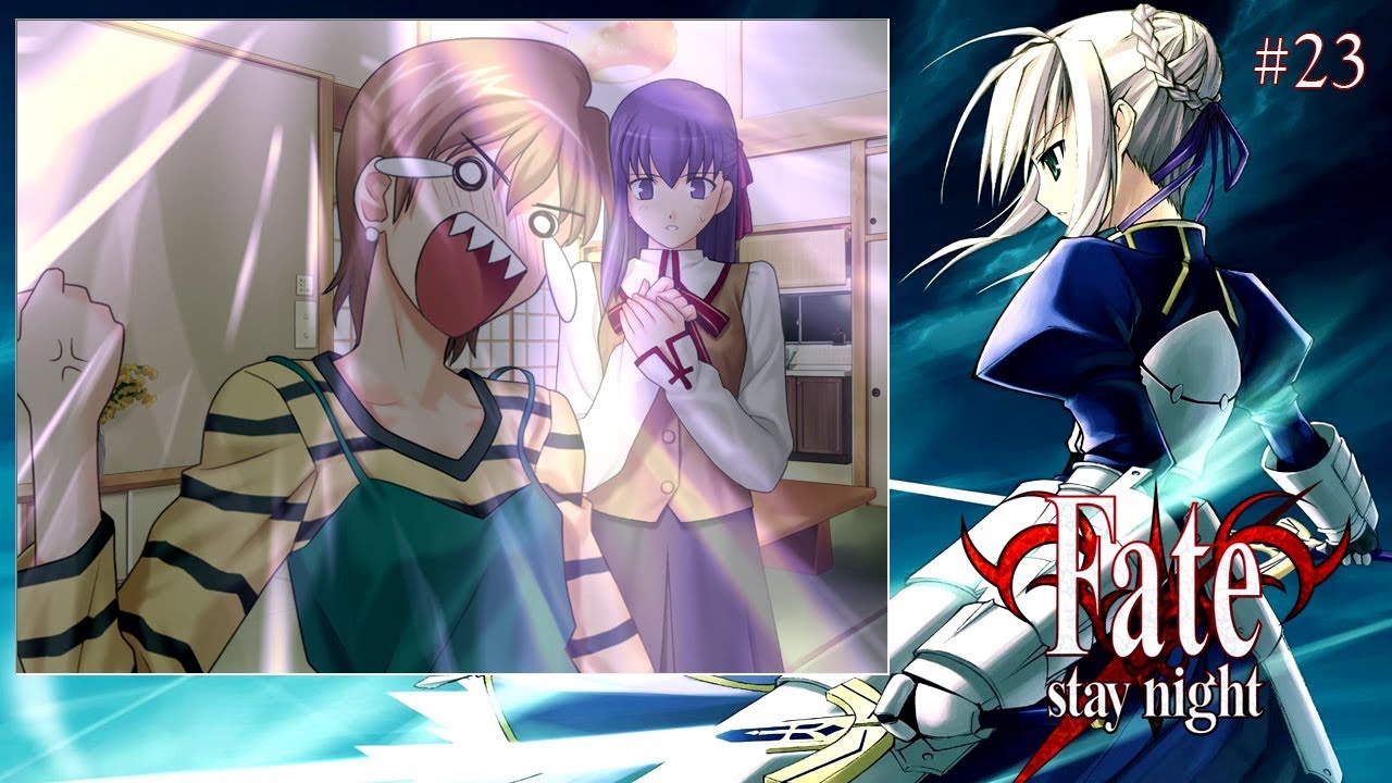Fate/Stay Night part 23 | Fuji-Nee vs Saber - YouTube