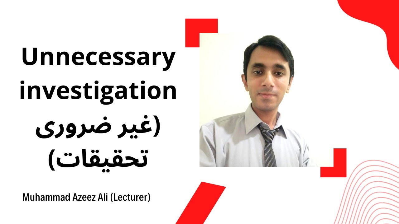 Unnecessary Investigation about someone's personal life | Unnecessary ...