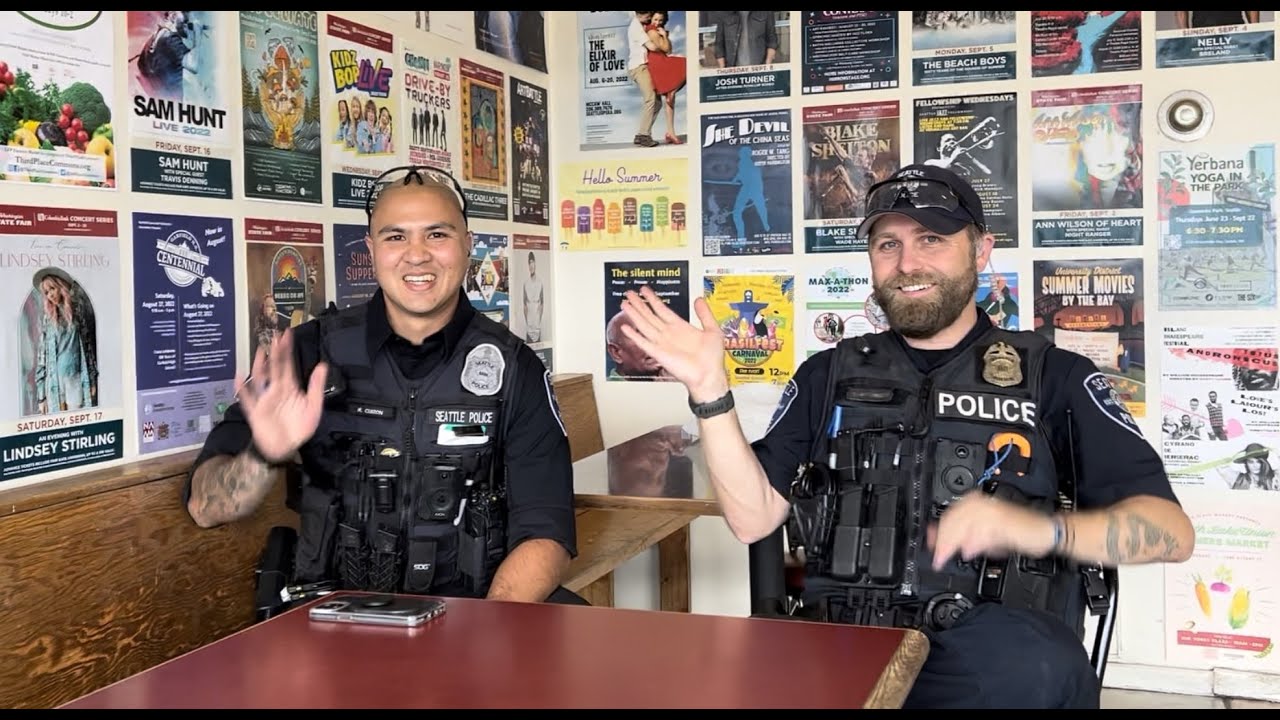 Police Officers Having Fun With “Bilateral Coordination” - YouTube