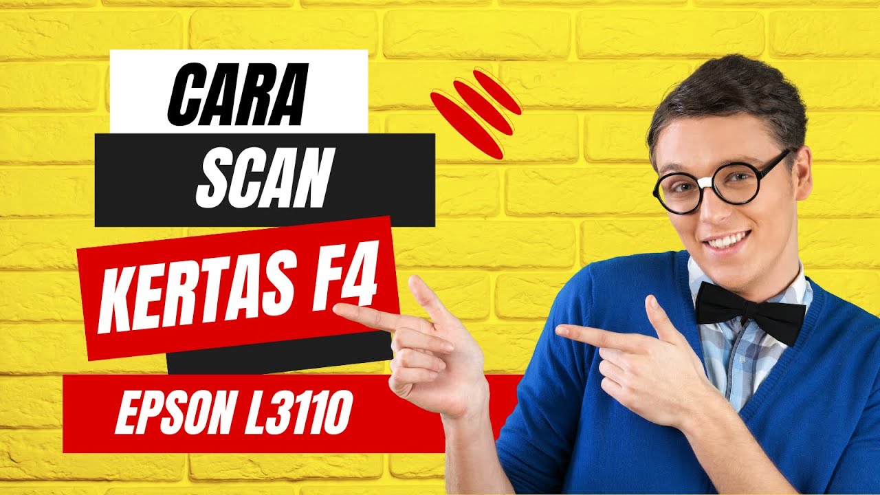 cara SCAN kertas F4 "KERTAS PANJANG" di printer EPSON L3110 - YouTube