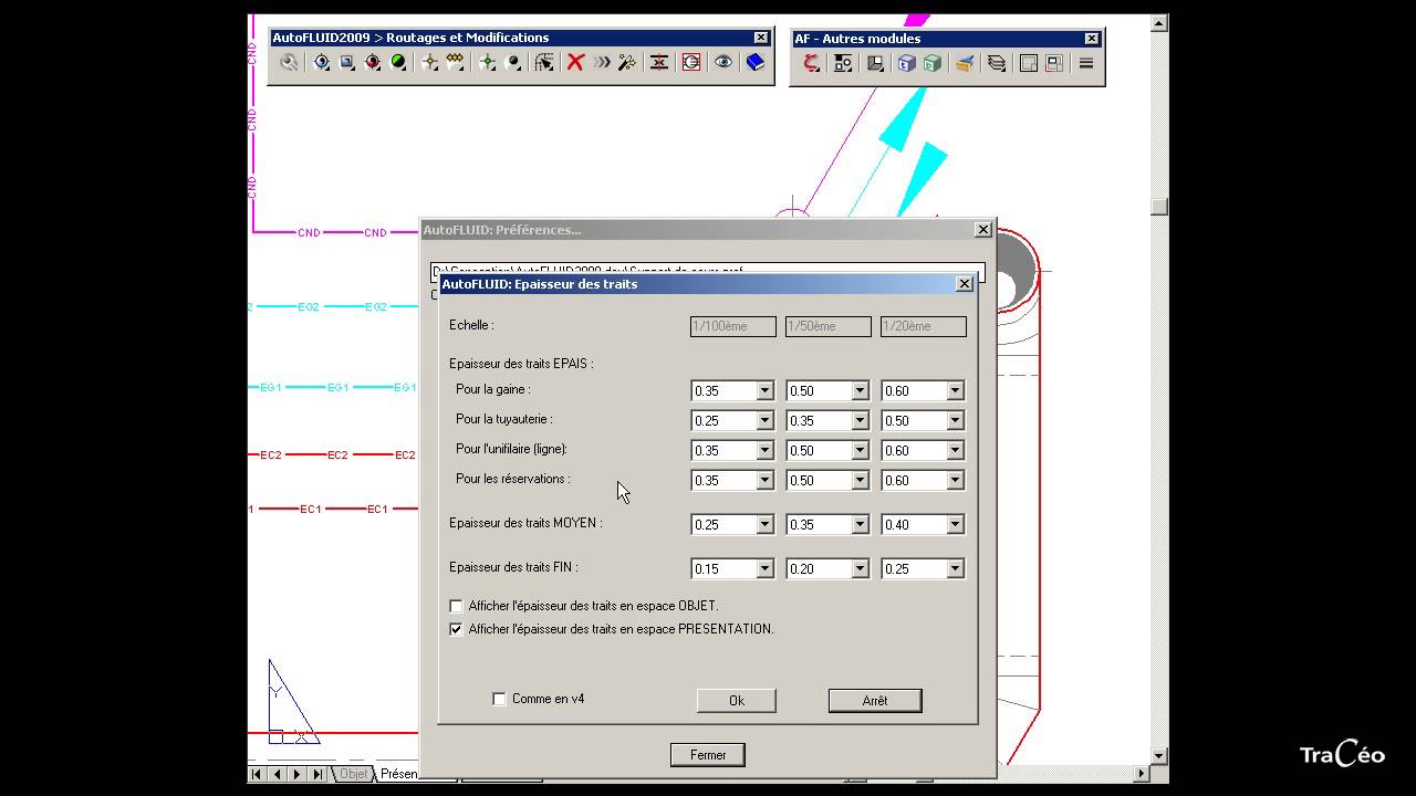 AUTOFLUID 10 / 2009 tutorial: Management of line thicknesses - YouTube