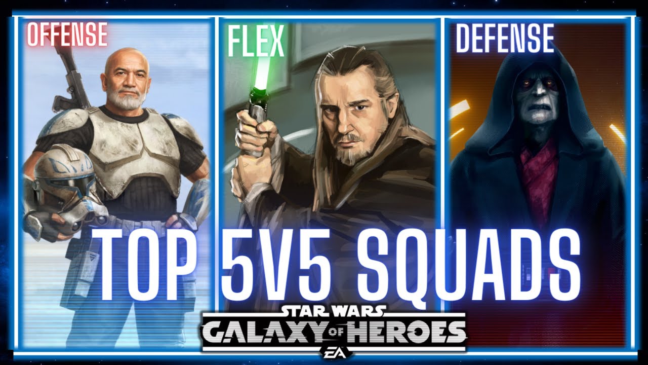 All The Best 5v5 GAC Teams for Offense, Defense, or Both - September ...