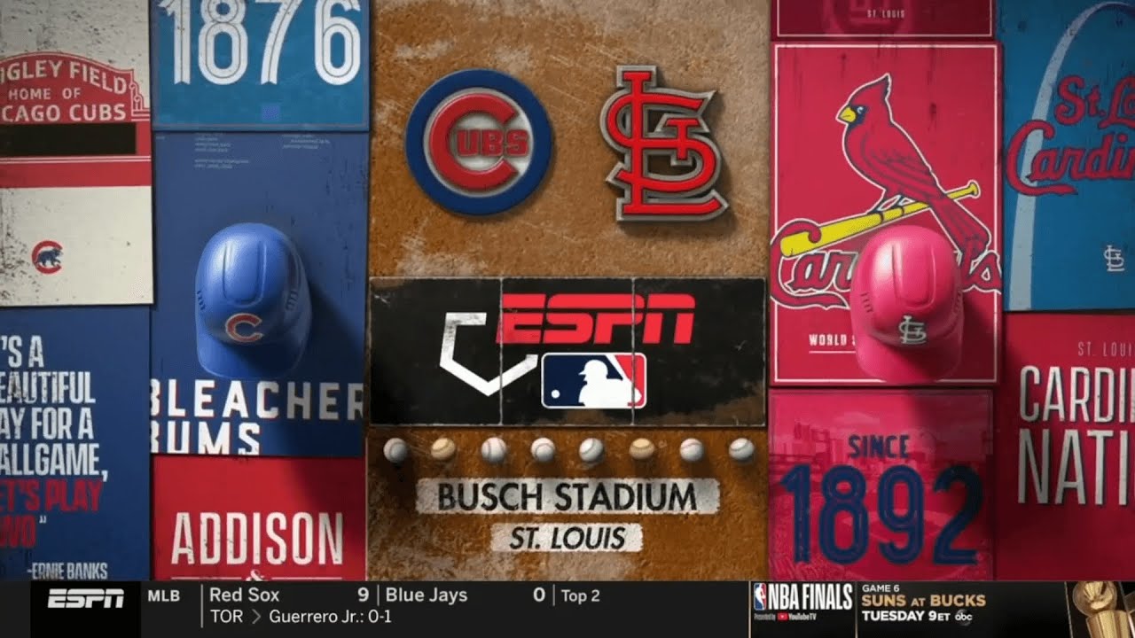 ESPN MLB intro | CHC@STL | 7/19/2021 - YouTube