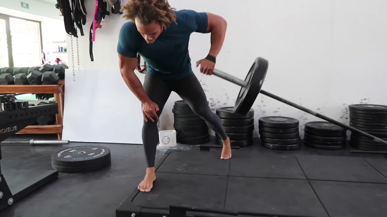 Barbell Meadows Row Posterior Deltoid Emphasis - YouTube