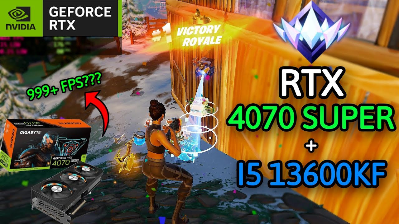 I5 13600KF + RTX 4070 Super – INSANE Fortnite FPS in Performance Mode ...