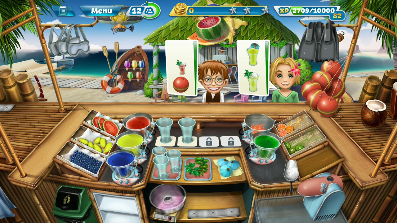 Cooking Fever Day 294 Paradise Cocktail Bar - YouTube