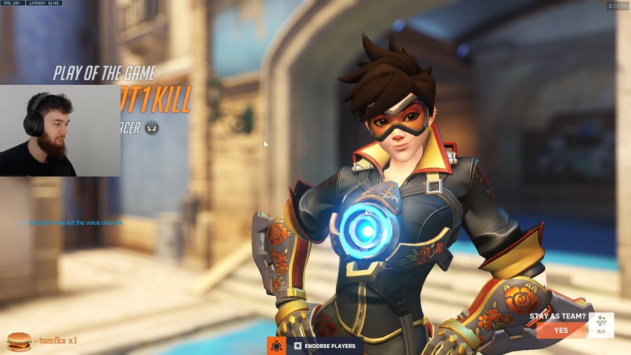 Potg Best Tracer In The World Dafran Tracer Overwatch 2 Season 11