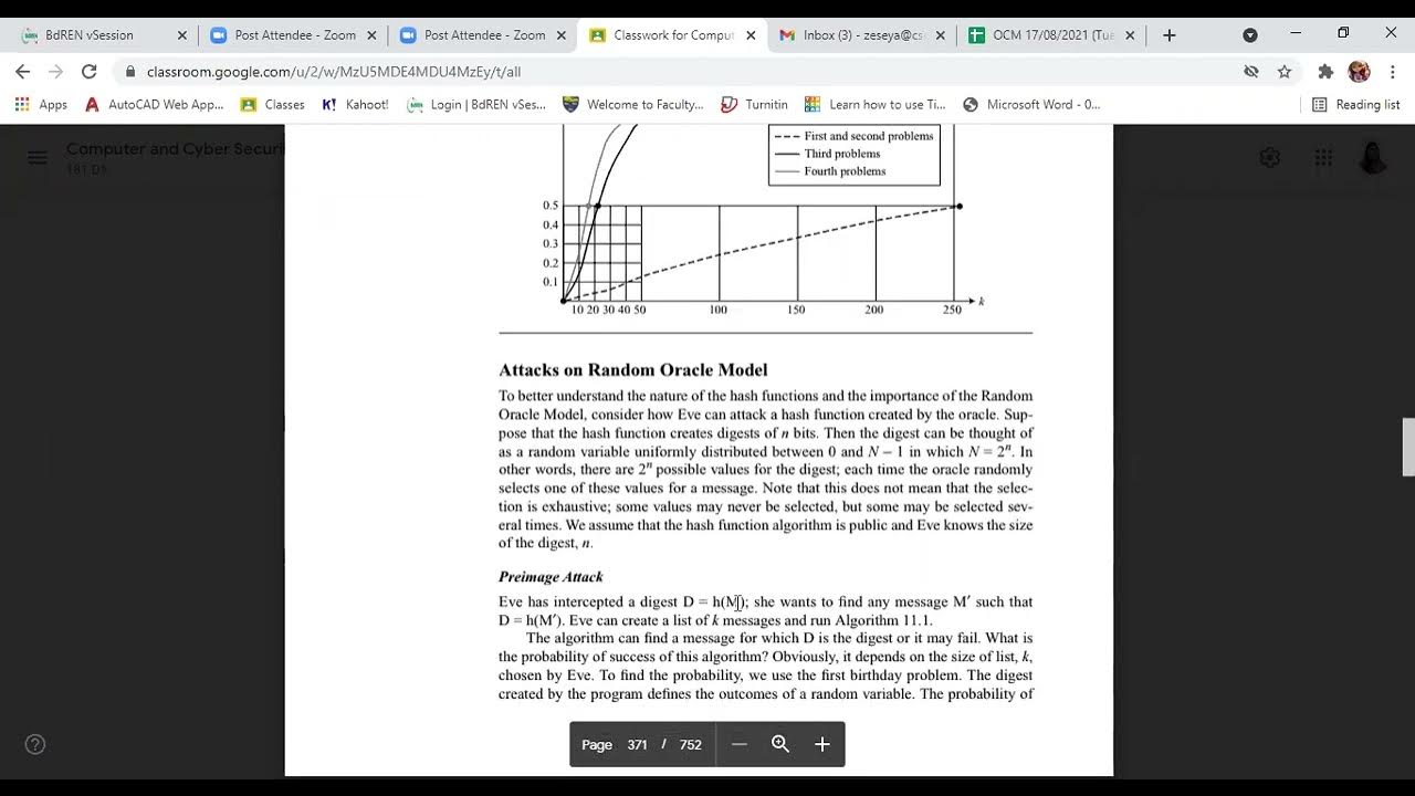 Random Oracle Model | Computer and Cyber Security | Lecture - 14 - YouTube