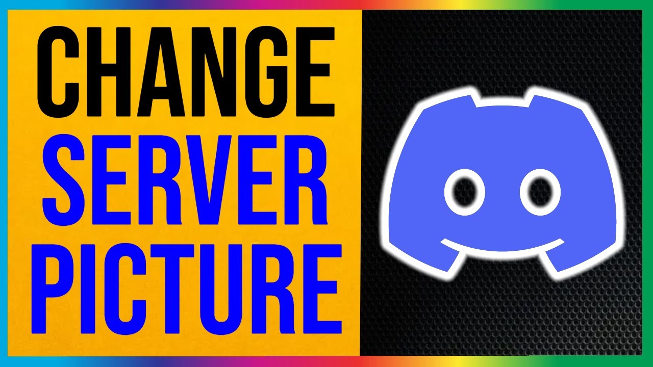 Discord - How to Change Server Picture (EASY METHOD) - YouTube
