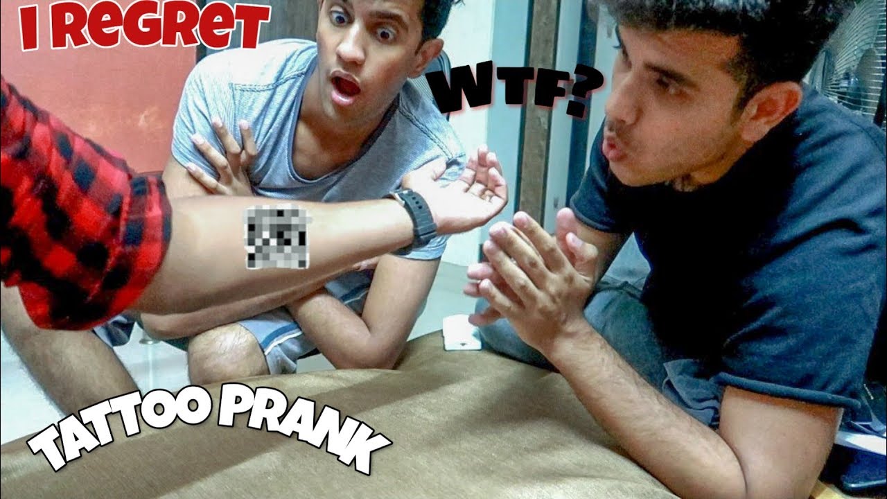 Tattoo Prank On Roommates Youtube