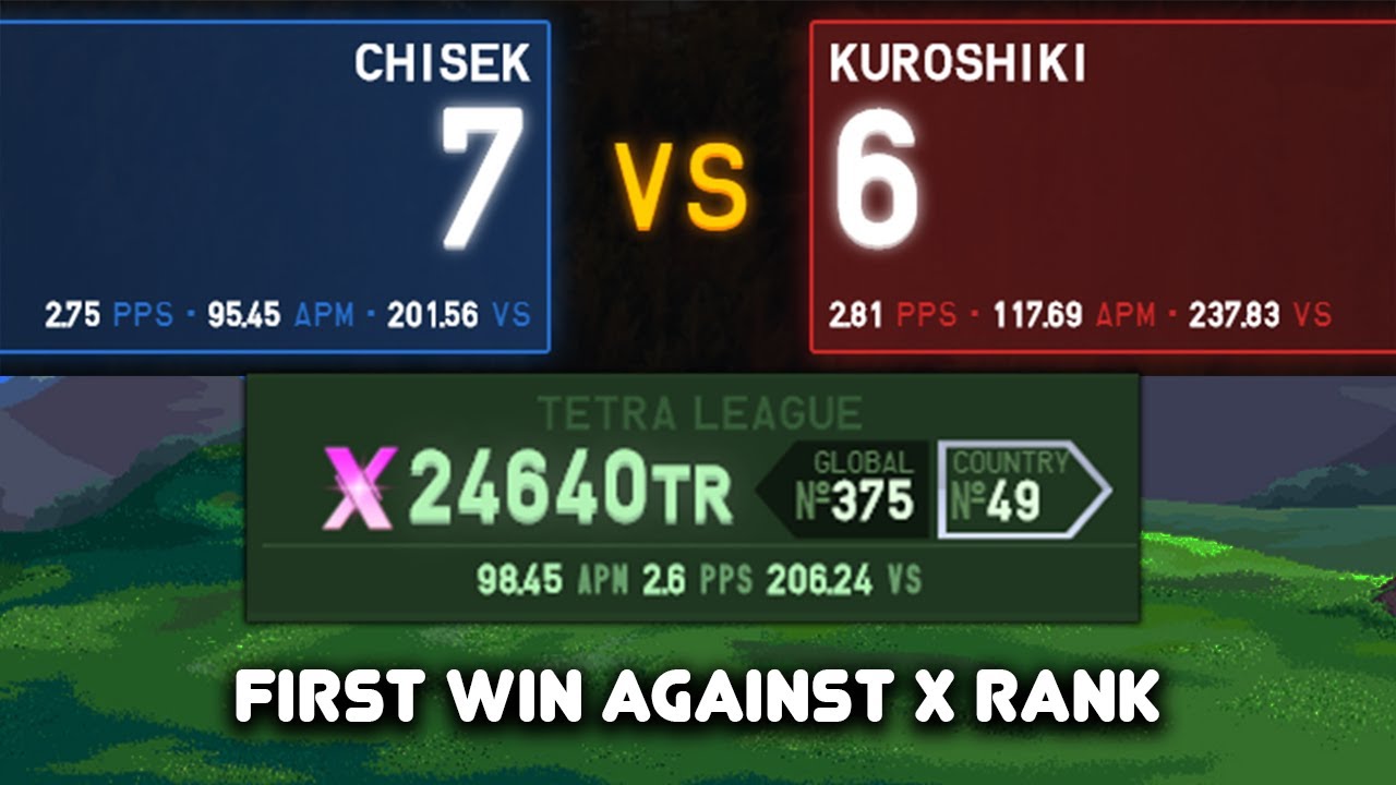 My First Win Against An X Rank In TL - YouTube