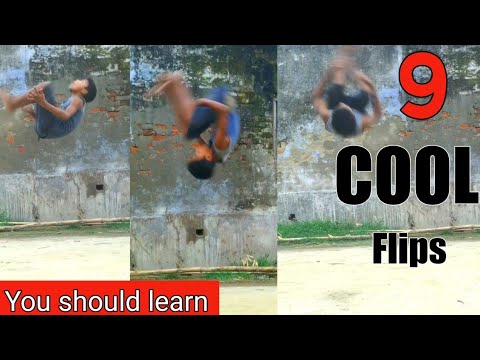 9 Cool flips on ground || You should learn || 2021 - YouTube