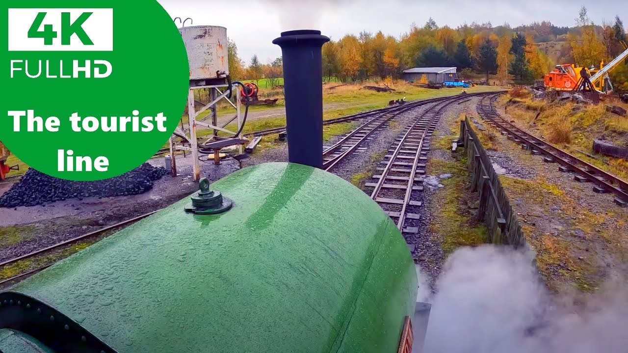 Sir Tom Steam Train Ride Up To Threlkeld Quarry - Industrial Railway In ...