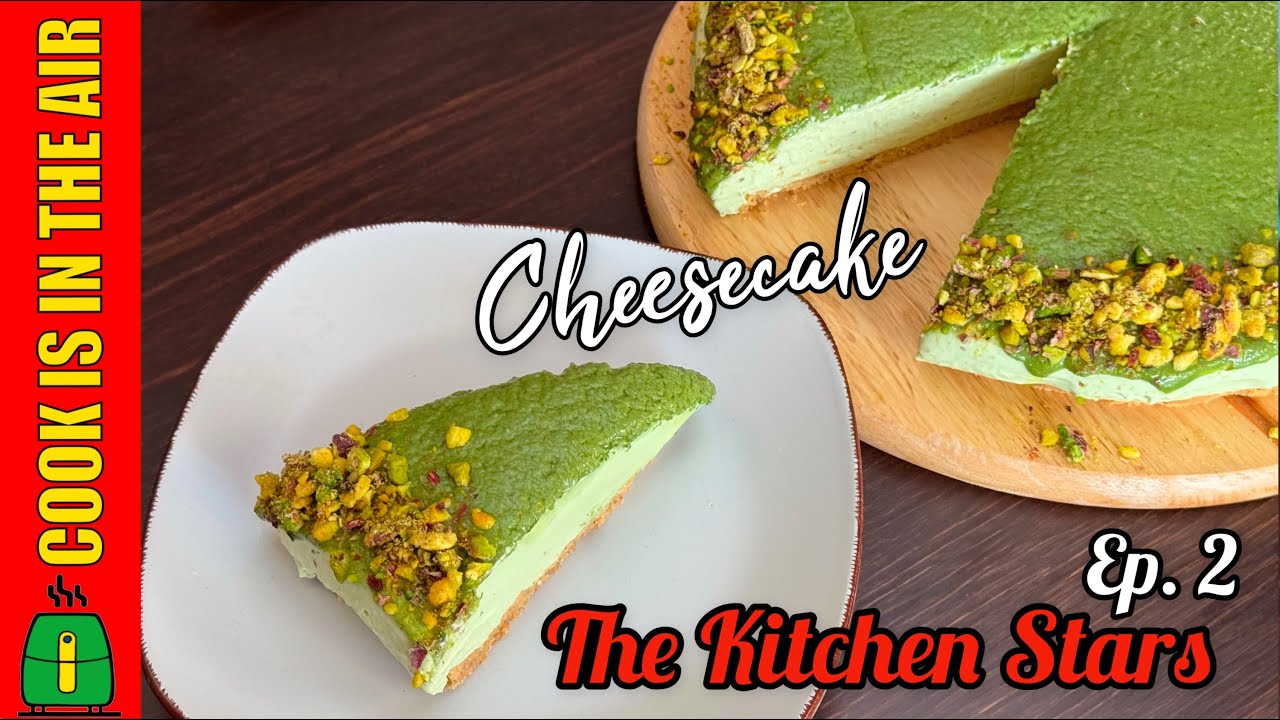 Εύκολο Cheesecake Φυστίκι Αιγίνης – The Kitchen Stars Episode 2 - YouTube