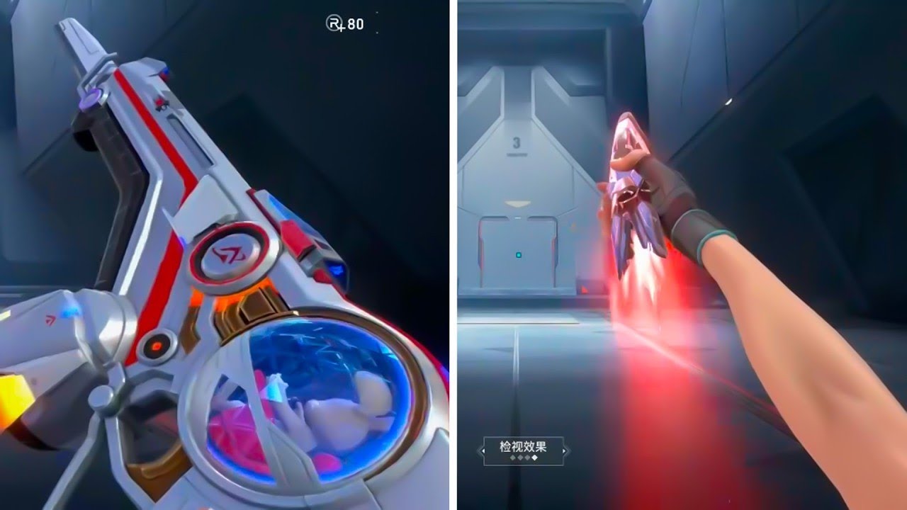 VALORANT New Spaceship Skins Gameplay - Mobile Exclusive? - YouTube