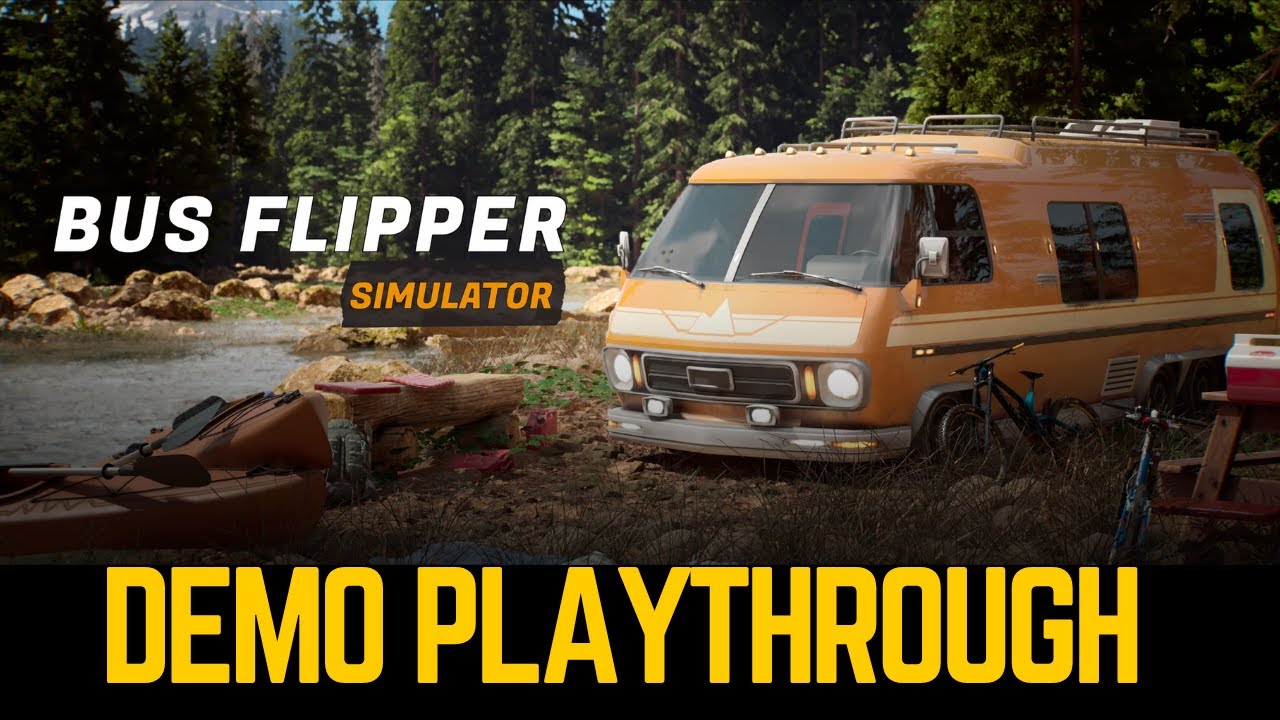 BUS FLIPPER SIMULATOR Demo - Does It Combine House Flipper and Car ...