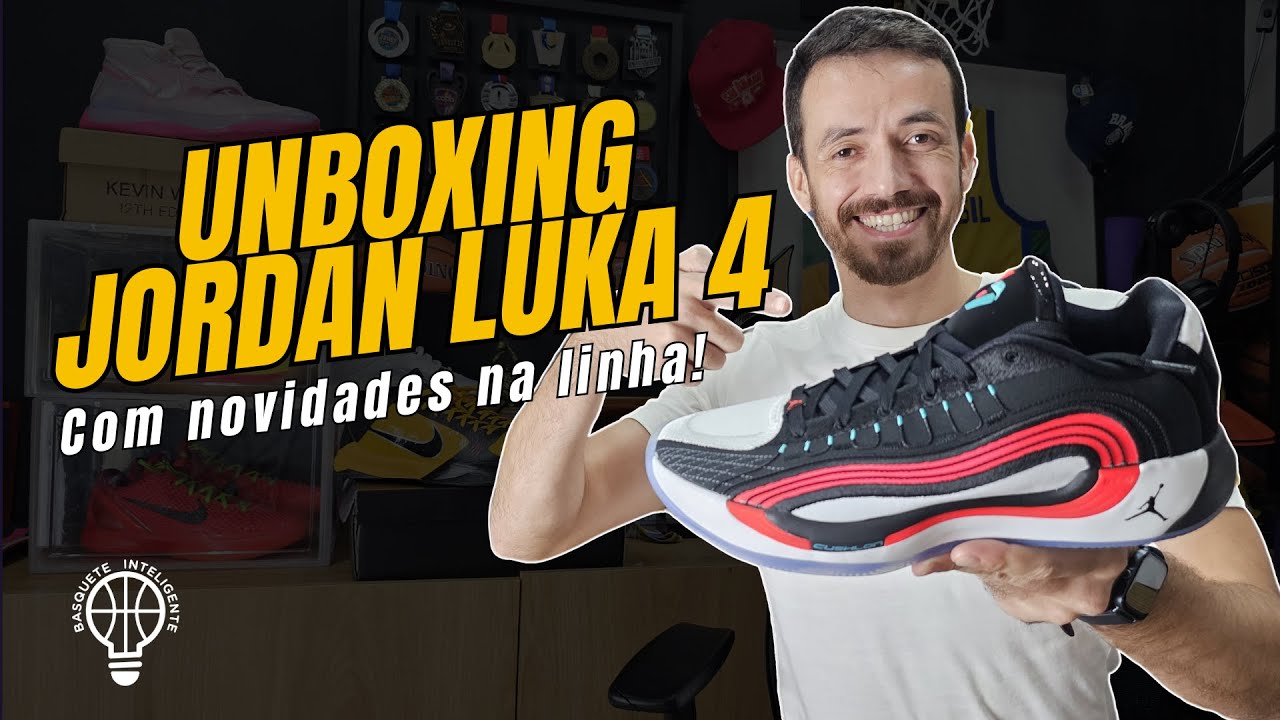 Unboxing Jordan Luka 4 | Chegou ao Brasil o novo modelo de Luka Doncic ...