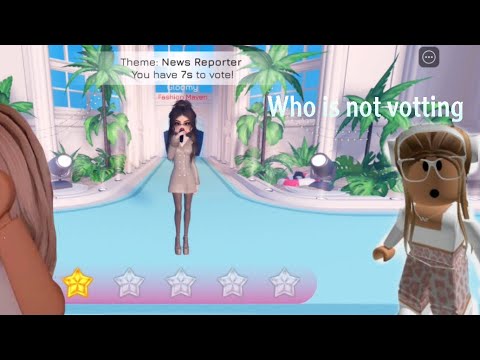 Voting people only one star in dress to impress! (Roblox) - YouTube