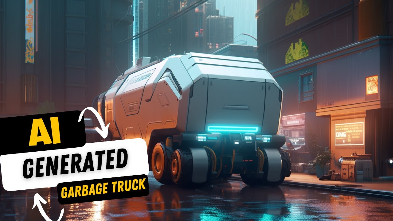 Next-Gen Waste Management: Futuristic Garbage Truck - YouTube