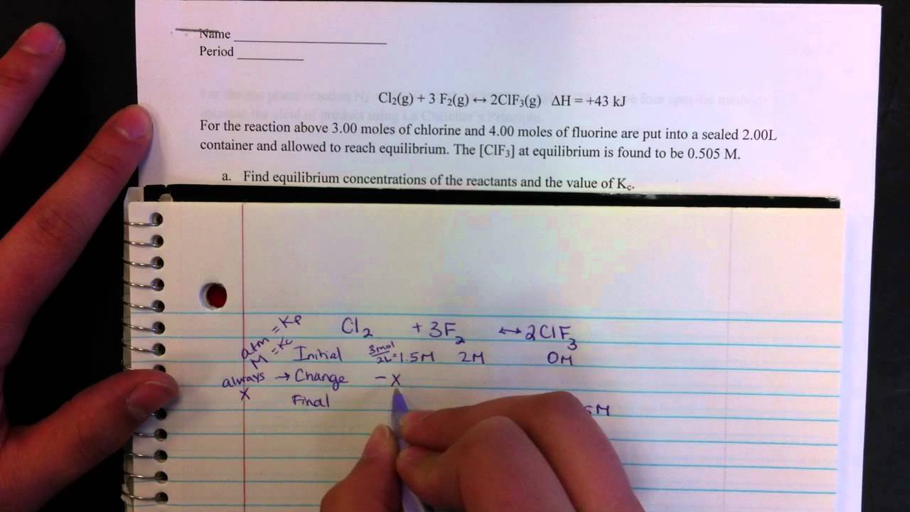 Example ICE Problem - YouTube