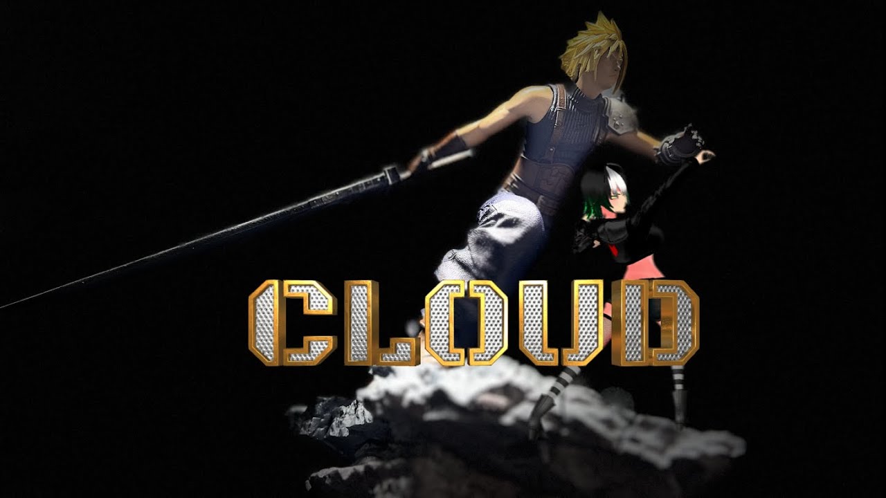 How to paint Cloud Strife. - YouTube