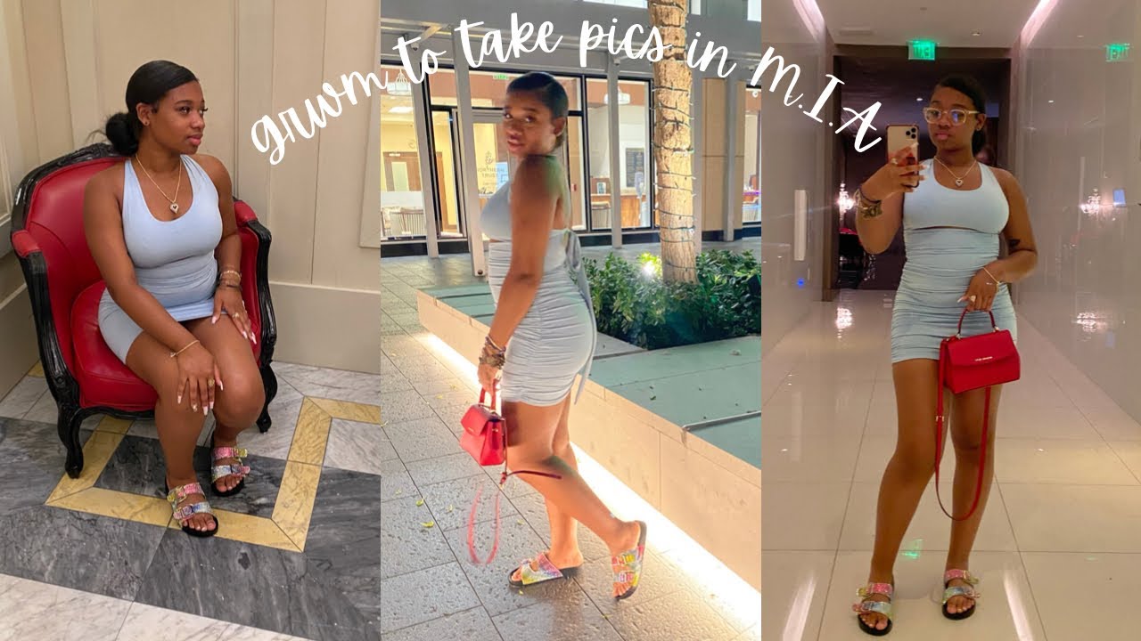 GRWM to take pics in M.I.A - YouTube