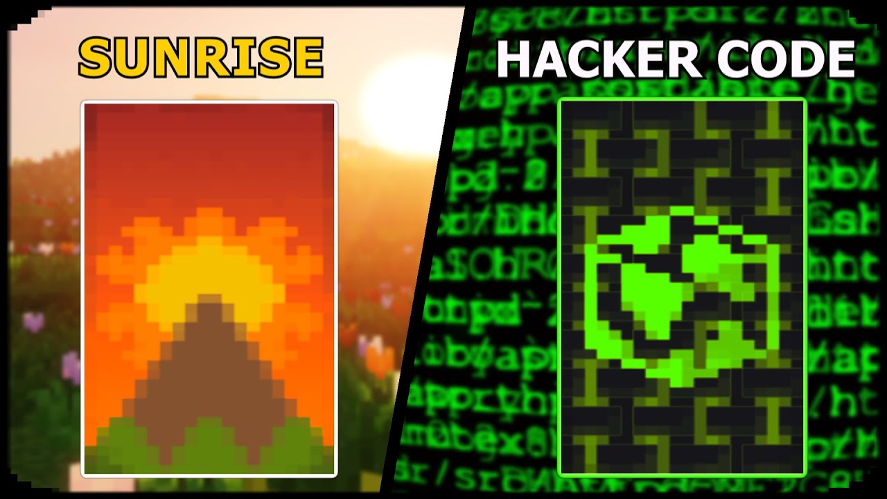 Minecraft: COOL Banner Designs | (9 Ideas) - YouTube