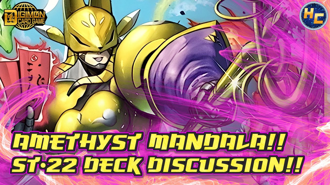 Amethyst Mandala!! ST-22 Sakuymon Deck Discussion -- Digimon TCG - YouTube
