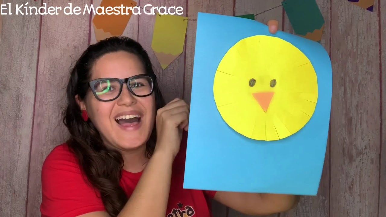 Manualidad: Creando un pollito - YouTube