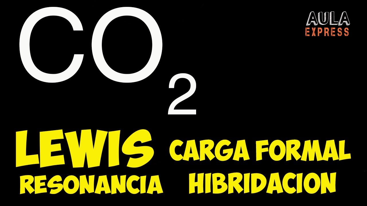 QUIMICA Estructura de Lewis CO2 Carga Formal Hibridación sp Resonancia ...