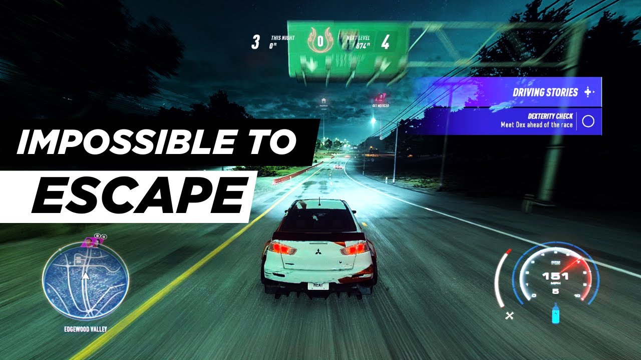 NFS HEAT COP CHASE!!! IMPOSSIBLE TO ESCAPE - NEED FOR SPEED HEAT COP ...