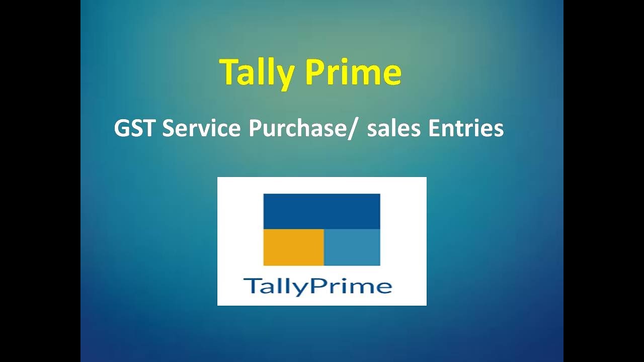 GST Service Entry In Tally Prime Purchase And Sales Service Entries GST Service Entry In Tally Prime Purchase And Sales Service Entries