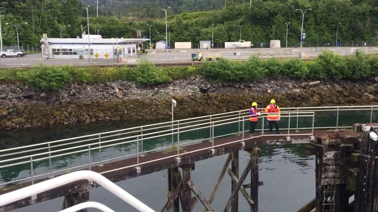 Alaska Marine Highway ferry MV Matanuska departing Prince Rupert ...