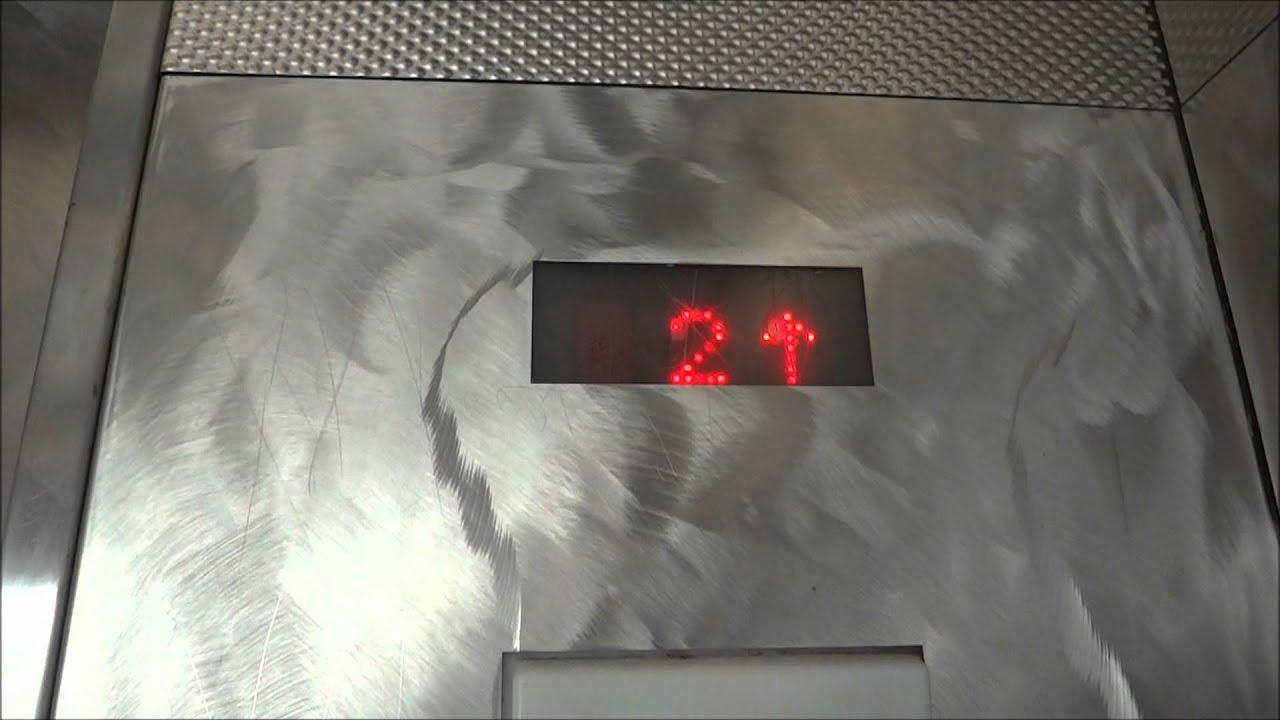 mont kone elevator at sunset tc parking deck. - YouTube