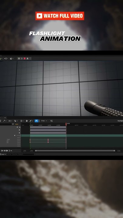 How to Make Flashlight Animation in Unreal Engine 5 #shorts #unrealengine5 #unrealengine #ue5 ...