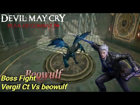 Devil May Cry Peak Of Combat Vergil Count Thunder vs beowulf - YouTube