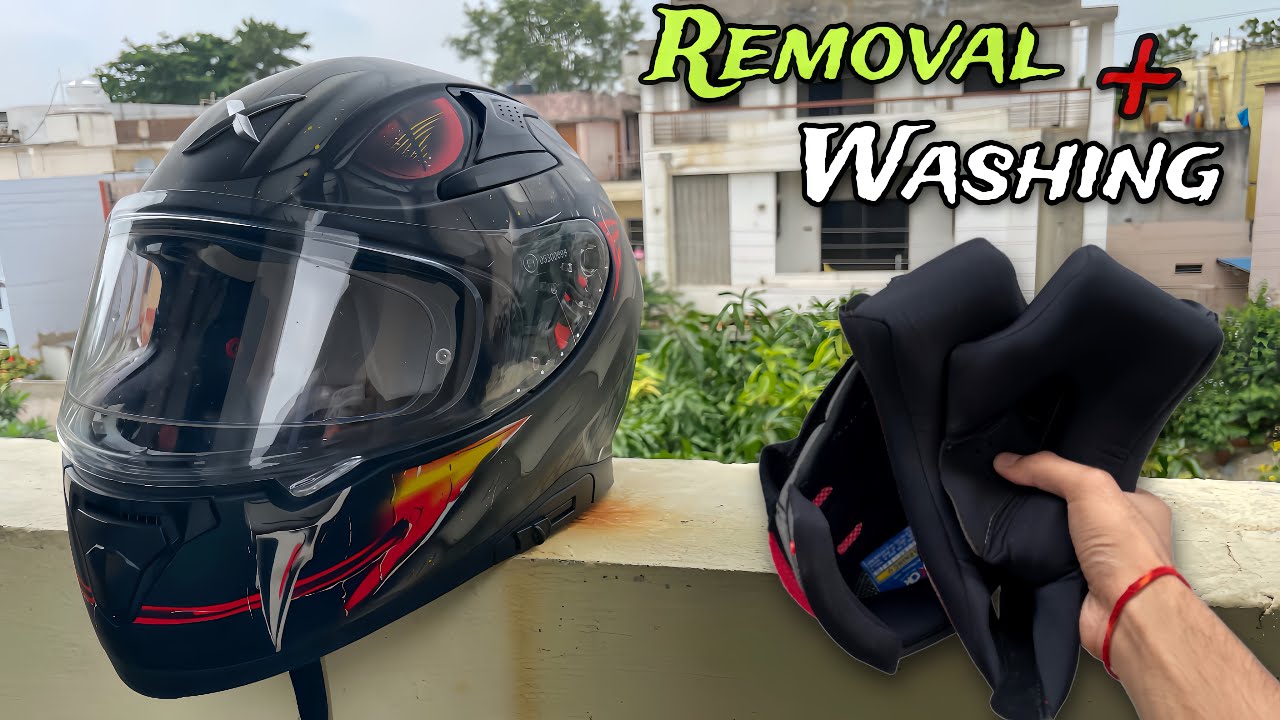 Axor Venomous Helmet Padding Removal & Washing Tutorial |How to remove ...
