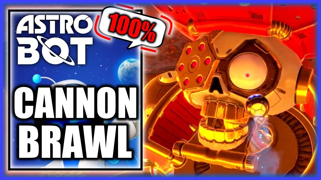 Astro Bot - Cannon Brawl 100% - All Bots & Puzzle Pieces (Collectibles ...