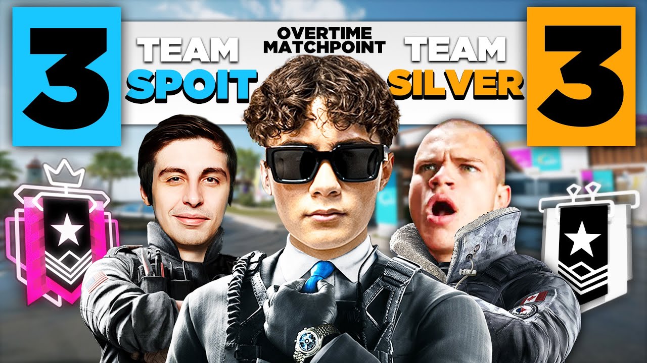 Spoit, Jynxzi & Shroud 3V5 The MOST INSANE SILVERS In Rainbow Six Siege ...
