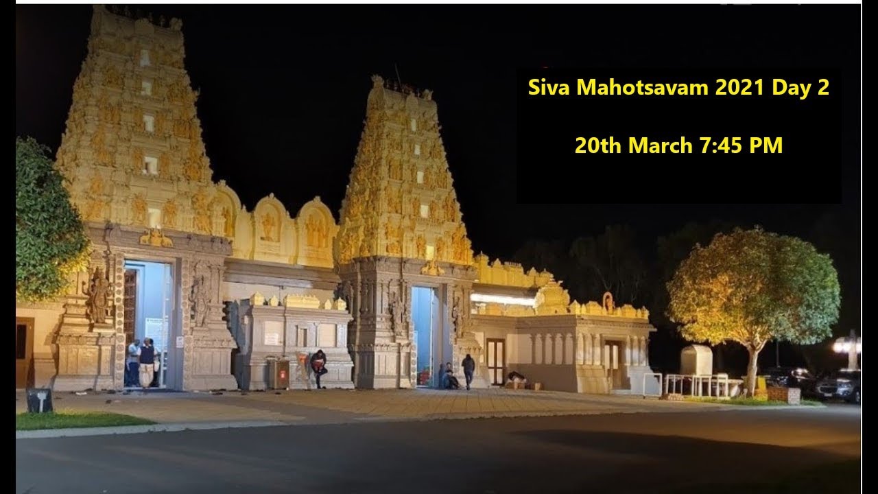Siva Mahotsavam 2021- Day 2 - YouTube